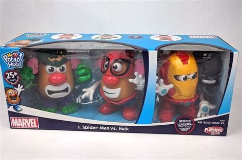 Mr Potato Head Marvel Spider Man Vs Hulk W Bonus Iron Man And Tony