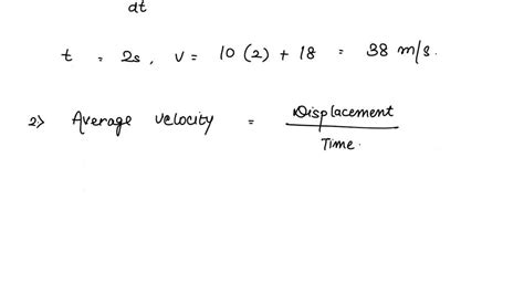 solved the displacement in meters of a particle moving along the x
