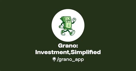 Grano Investment Simplified Instagram Linktree