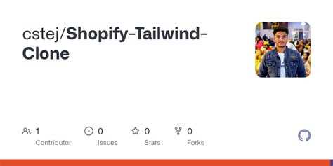 Github Cstejshopify Tailwind Clone