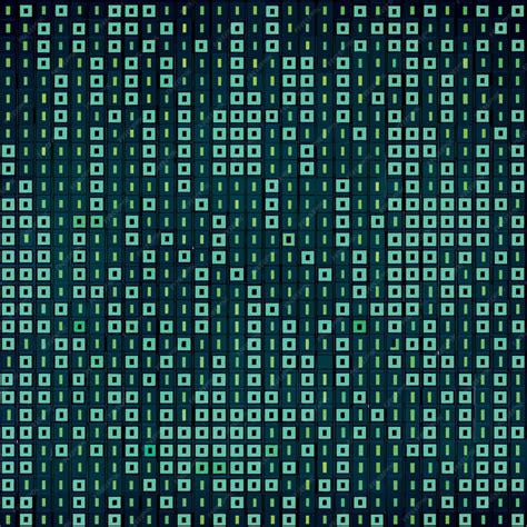 Binary Code Seamless Horizontal Pattern Digital Technology Background