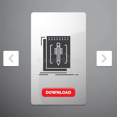 Code Edit Editor Language Program Glyph Icon In Carousal Pagination