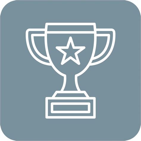 Premium Vector Trophy Vector Illustration Style