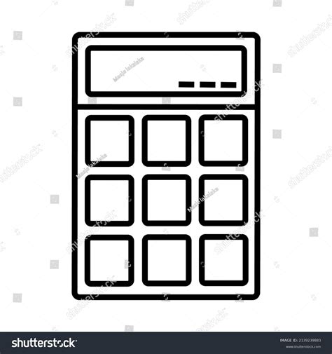 Math Calculator Icon Vector Graphic Illustration Stock Vector Royalty Free 2139239883