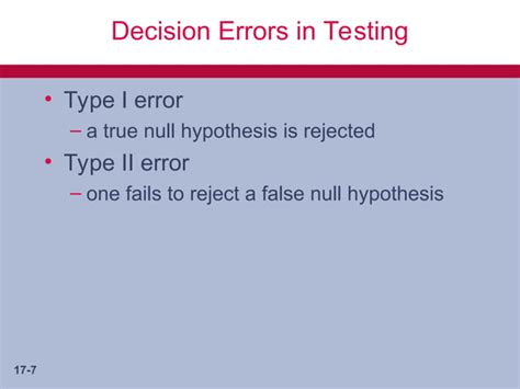 Hypothesis Testing Powerpoint Presentation Ppt