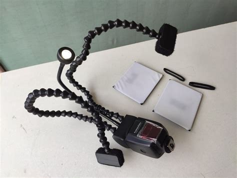 LAOWA KuangRen KX 800 Flexible Macro Twin Flash Diffusers Macro Clamp Photography