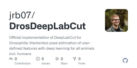 Github Jrb07 Drosdeeplabcut Official Implementation Of Deeplabcut