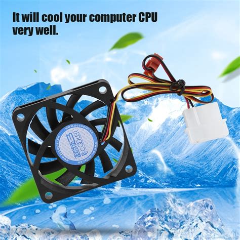 Sudi Usb Computer Fan 4pin 3pin Dc12v 6cm Cpu Heatsink Cooling With
