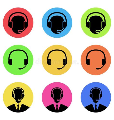 Call Center Headset Icon Stock Illustrations 19 723 Call Center Headset Icon Stock