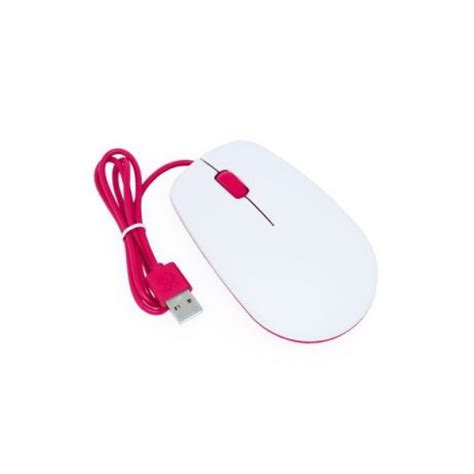 Official Raspberry Pi Mouse Red And White Buy Online At Best Price And