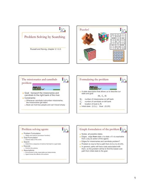 [pdf] problem solving by searching russell and norvig chapter 3 1 3