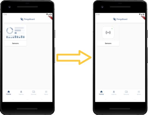 Customize Home Screen In Thingsboard Mobile Application Thingsboard