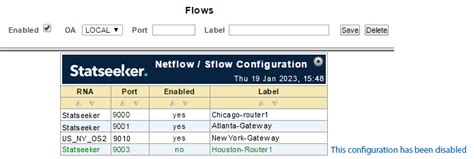 NetFlow Configuration Statseeker Documentation