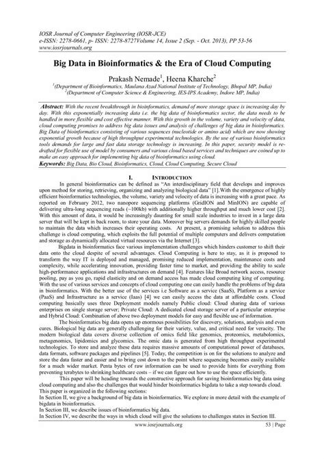 pdf big data in bioinformatics and the era of cloud computing dokumen