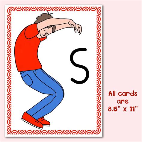 Yoga Alphabet Movement Cards Multisensory Learning Your Therapy Source
