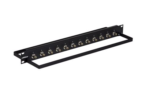 Bnc Coaxial Bulkhead Patch Panel 1x12 1 Ru