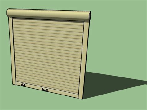 Rolling Shutters In Skp Download Cad Free 235 6 Kb Bibliocad