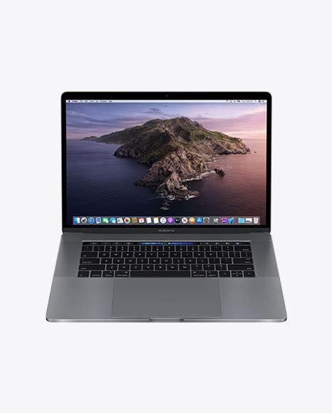 Space Gray MacBook Pro Mockup - Free Download Images High Quality PNG ...