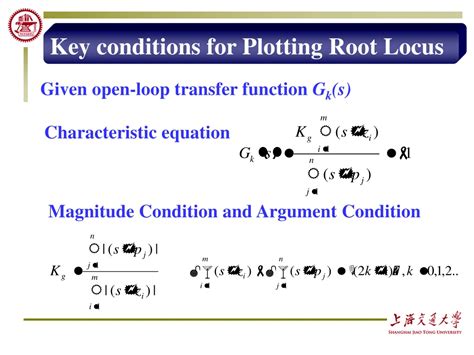 PPT Root Locus Plotting Rules And Conditions November PowerPoint Presentation ID