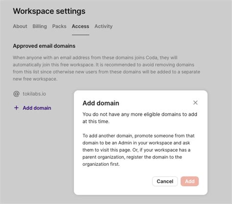 allow admin approved domains in embed without warning suggestion box coda maker community