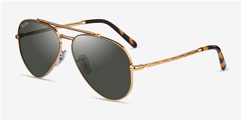 Ray Ban Rb3625 New Aviator Aviator Legend Gold Frame Prescription Sunglasses Eyebuydirect Canada