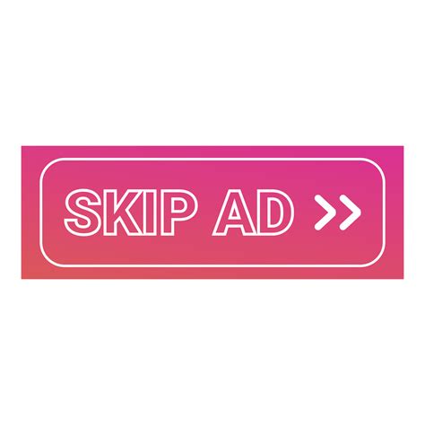 Skip Ad Button Showing Concept Of Avoiding Online Advertisement 47565916 Vector Art At Vecteezy