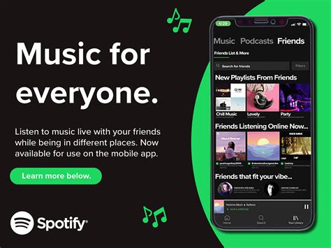 Spotify App Redesign Motion Graphic On Behance