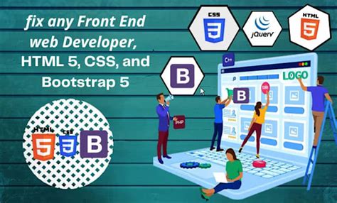 be your frontend web developer using react html css bootstrap