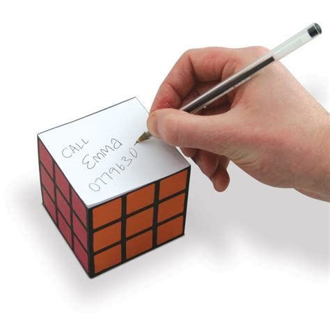Bloc Note Rubiks Cube Notez Toutes Vos Commissions Facilement