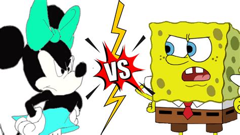 Tal On Battles Minnie Mouse Vs Spongebob By Solarmaker2005 On Deviantart