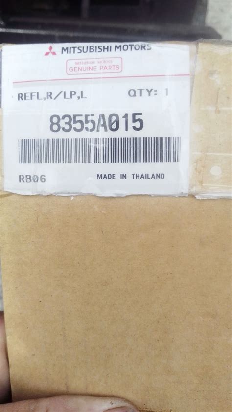 Задние отражатели катафоты — Mitsubishi L200 (4G), 2,5 л, 2008 года ...