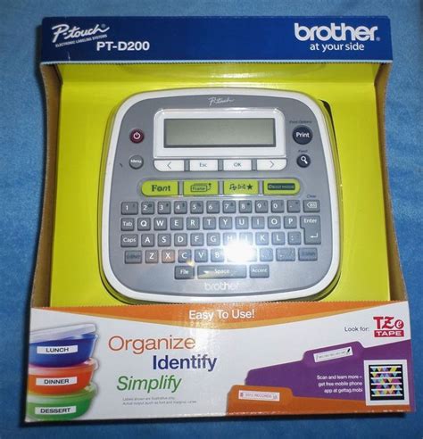 Brother P Touch Pt D Label Thermal Printer New Thermal Printer Printer Label Maker Tape