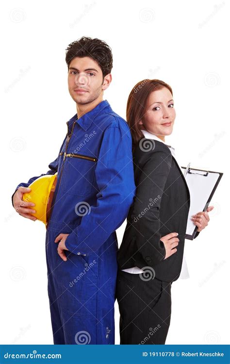 White Collar And Blue Collar Worker Royalty Free Stock Photos Image