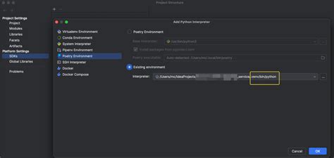 Intellij Double Python Path When Adding Poetry Sdk Stack Overflow