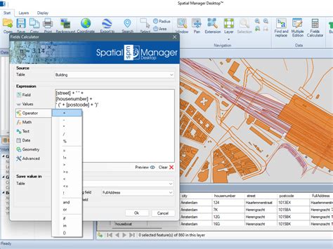 Spatial Manager Desktop Features