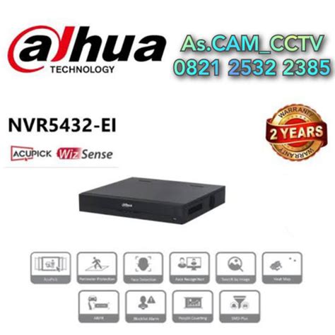 Jual DHI NVR5432 EI NVR DAHUA 32 CHANNEL 4 SLOT HDD 4K WIZSENSE Jakarta Utara ASCAMCCTV