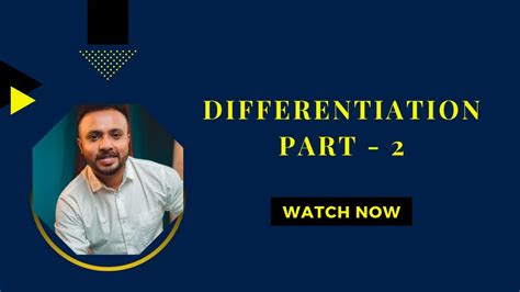 Differentiation Part 2 Class 12 Mathematics Youtube