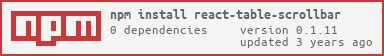 GitHub Oelshocht React Table Scrollbar React Fixed Table Header Position And Auto Scrollbar