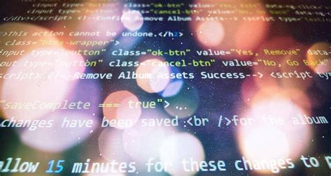 Software Developer At Work Programming Code Screen With Text Written And Created During Software