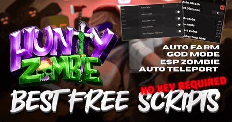 3 New Hunty Zombie Scripts Autofarm God Mode Esp Tnp Scripts