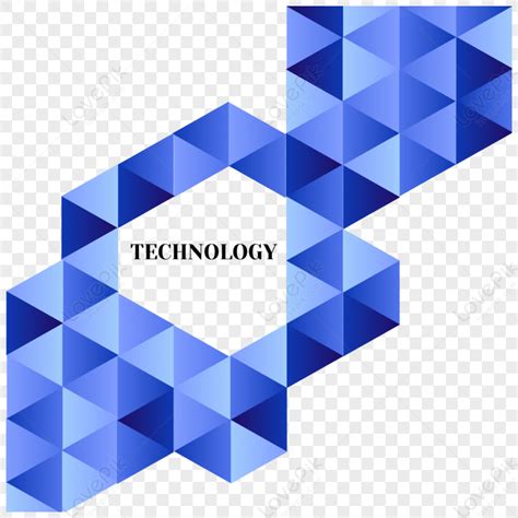 테두리 진한 파란색 추상적인 기하학적 삼각형 모양요약구배 Png 일러스트 무료 다운로드 Lovepik