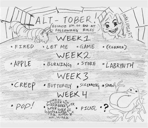 kay i m late to announce but i hate the prompts for inktober cause it s