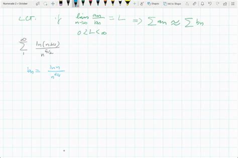 SOLVED In Exercises Use The Limit Comparison Test To Prove Convergence Or Divergence Of