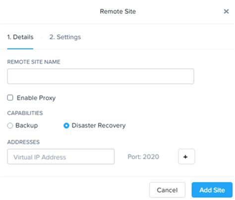 Configure A Remote Site Virtual Ramblings