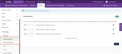 how to create custom dimensions