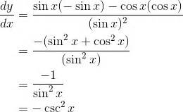 Differentiation Of Trig Functions Part II
