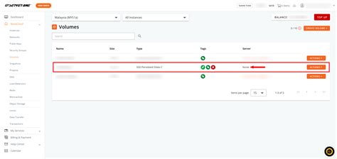 How To Launch Cloud Instance With Existing Volume Ipserverone