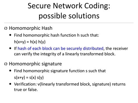 Ppt Secure Network Coding And Its Application Powerpoint Presentation