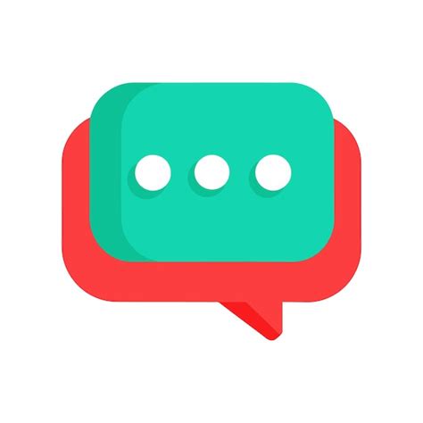 Premium Vector Chat Vector Illustration On White Background