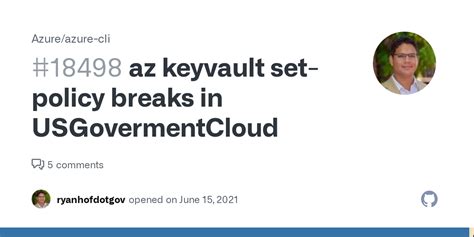 Az Keyvault Set Policy Breaks In Usgovermentcloud · Issue 18498